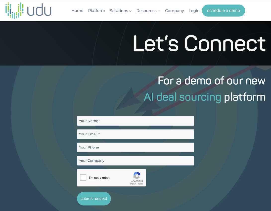 Schedule A Demo » udu, Inc.
